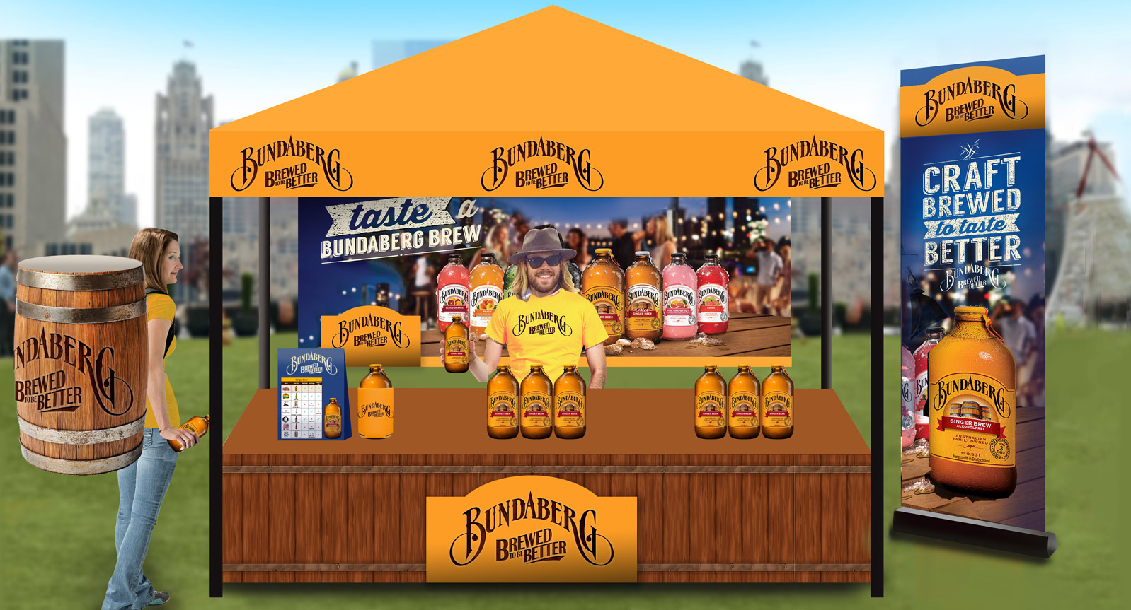 Branded Beverage Sampling Activation - Alex Morse