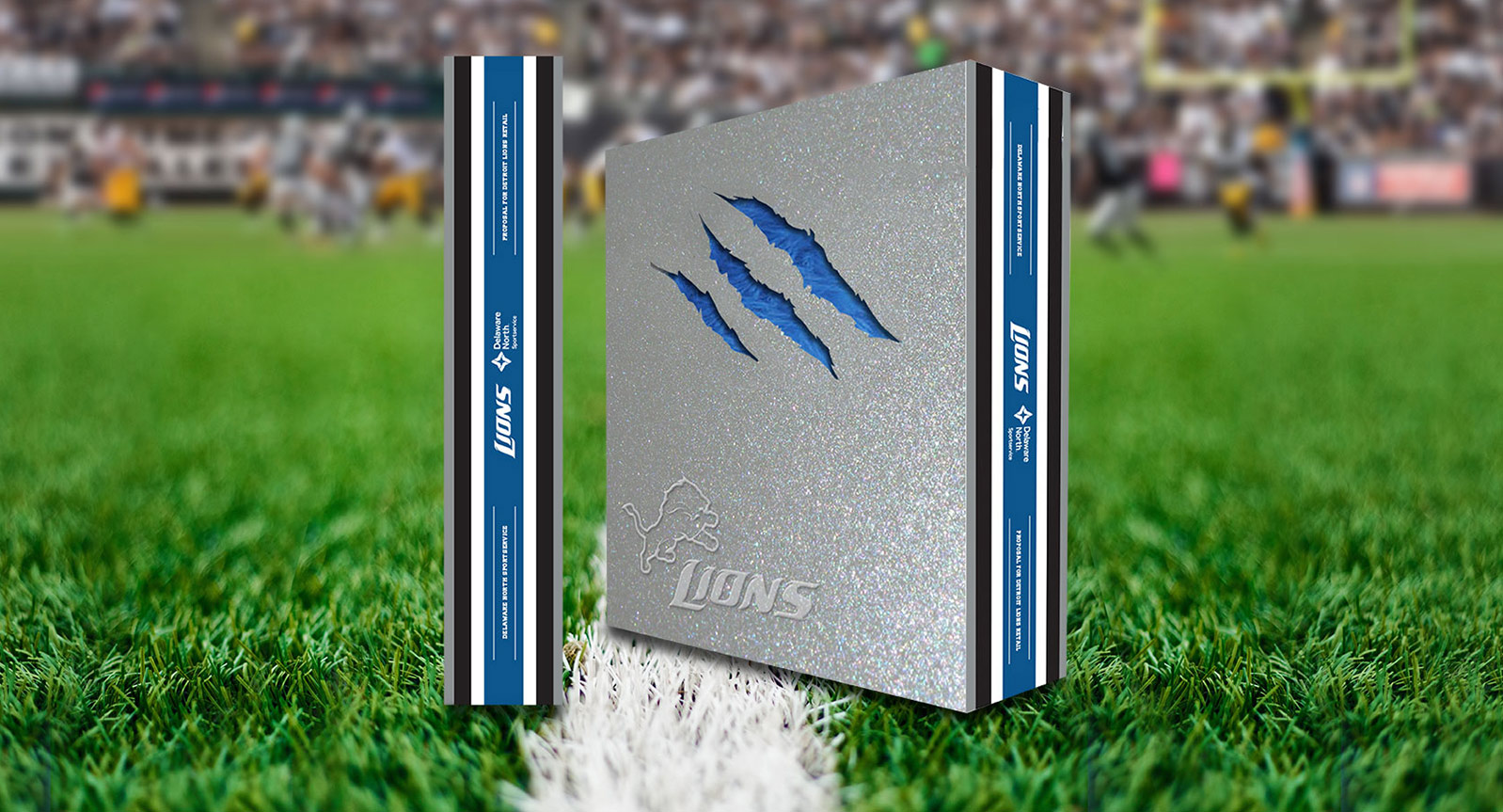 Diecut Box Packaging Design for Football Team Retail - Alex Morse