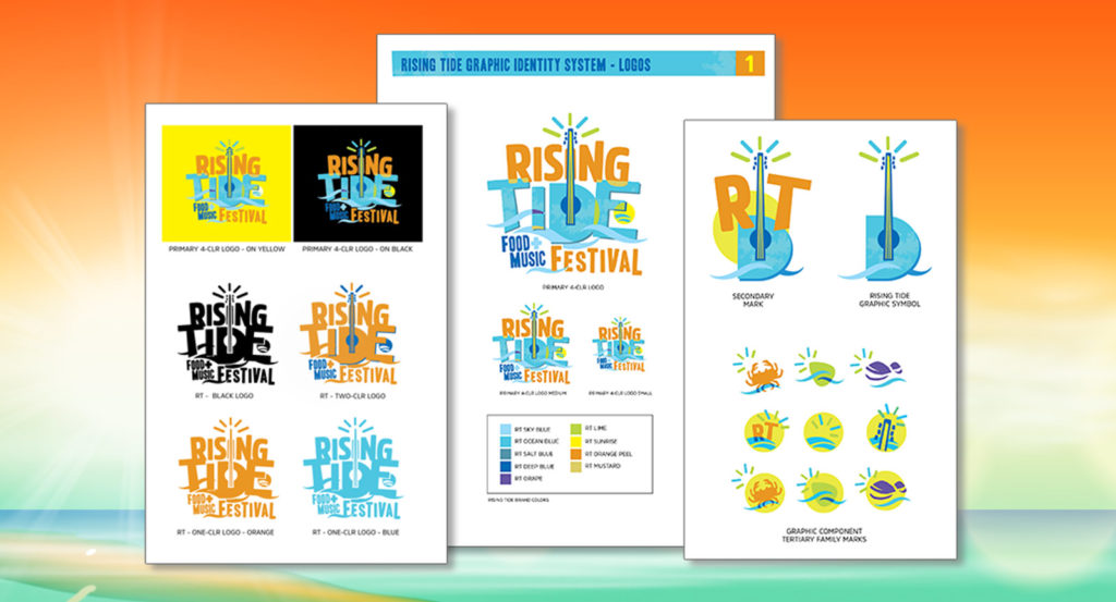 Beach Music Festival Brand Guideline Design - Alex Morse