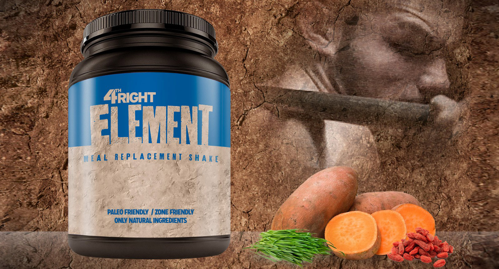 Meal Replacement Paleo Protein Shake Packaging Design - Alex Morse