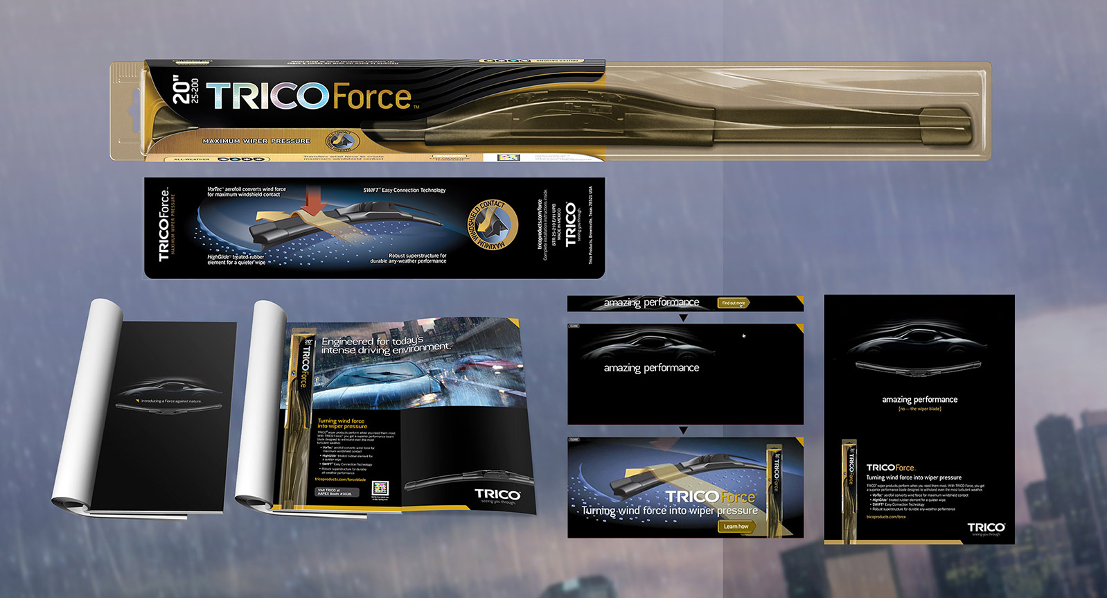 Premium Auto Parts Marketing Materials Brand Design - Alex Morse